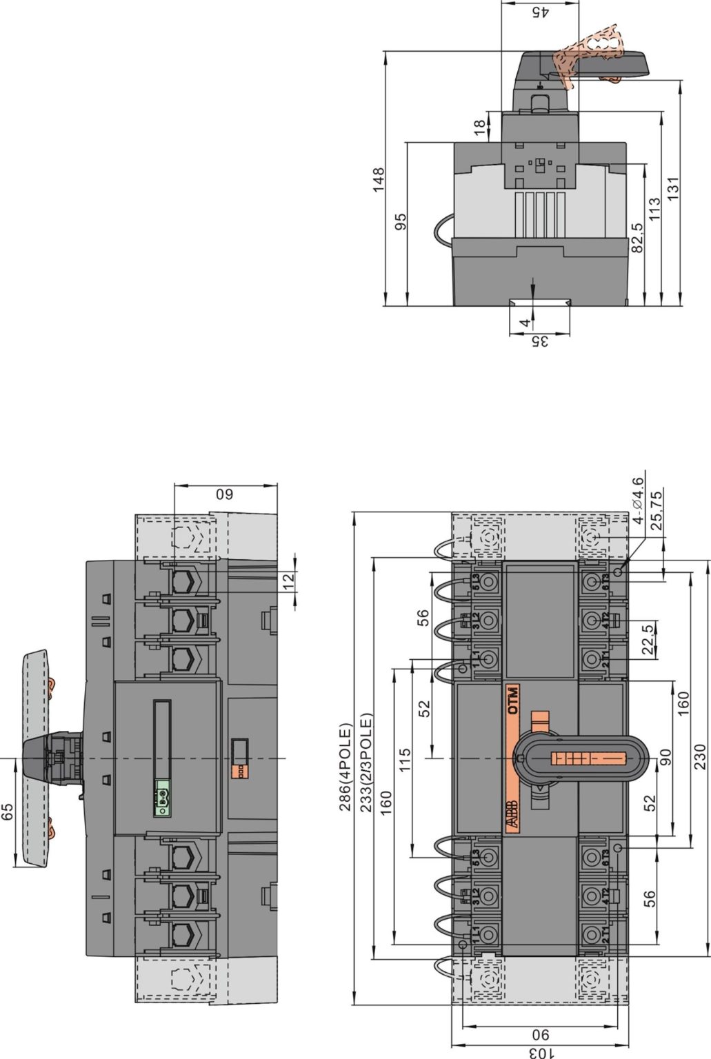 OTM_C20D Compact ABB Automatic Transfer Switch - Sell-Best